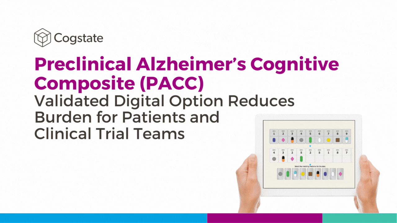Preclinical Alzheimer’s Cognitive Composite (PACC): Validated Digital Option Reduces Burden for ...